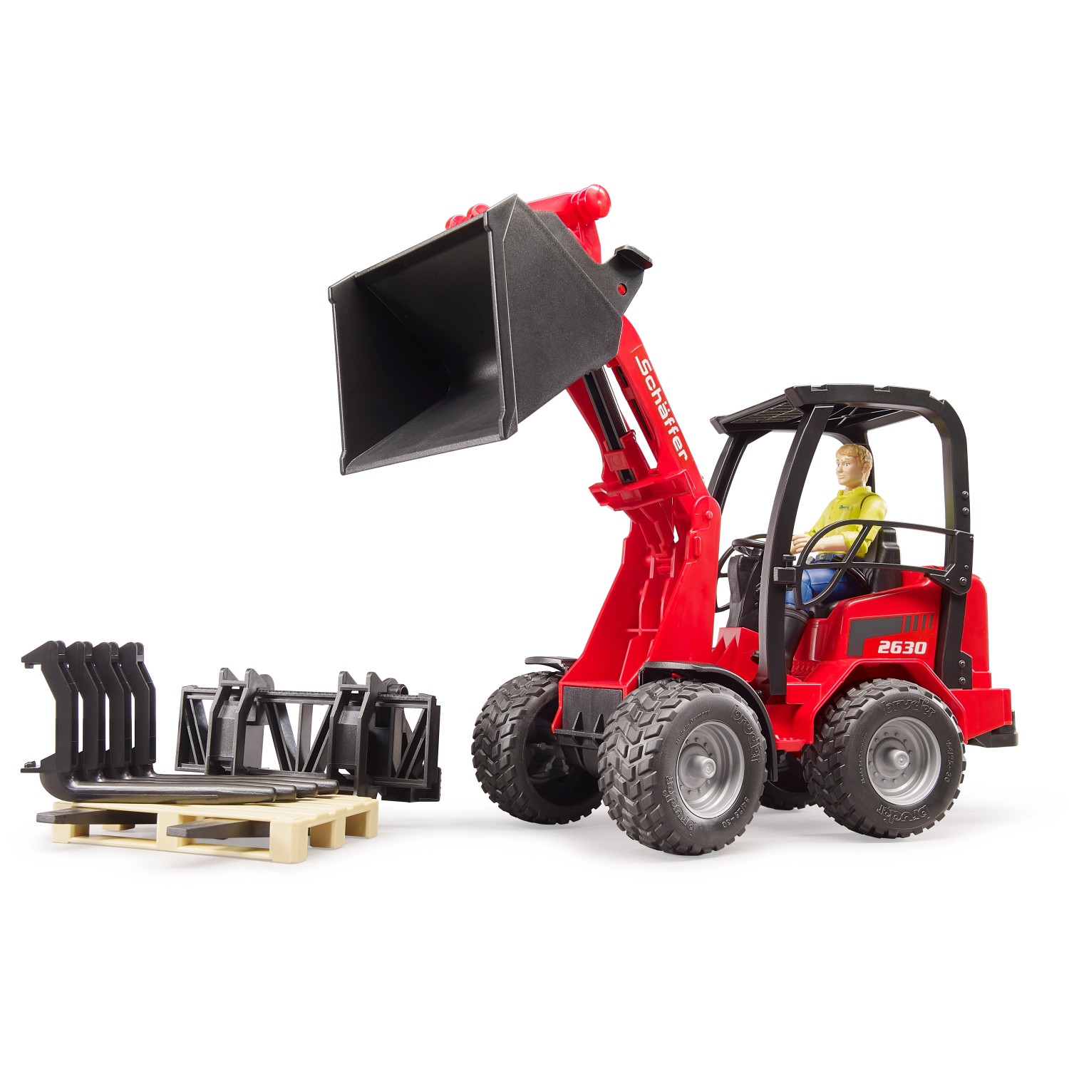 Bruder Model nakladače Schäffer s figurkou a příslušenstvím nakoupit u OBI