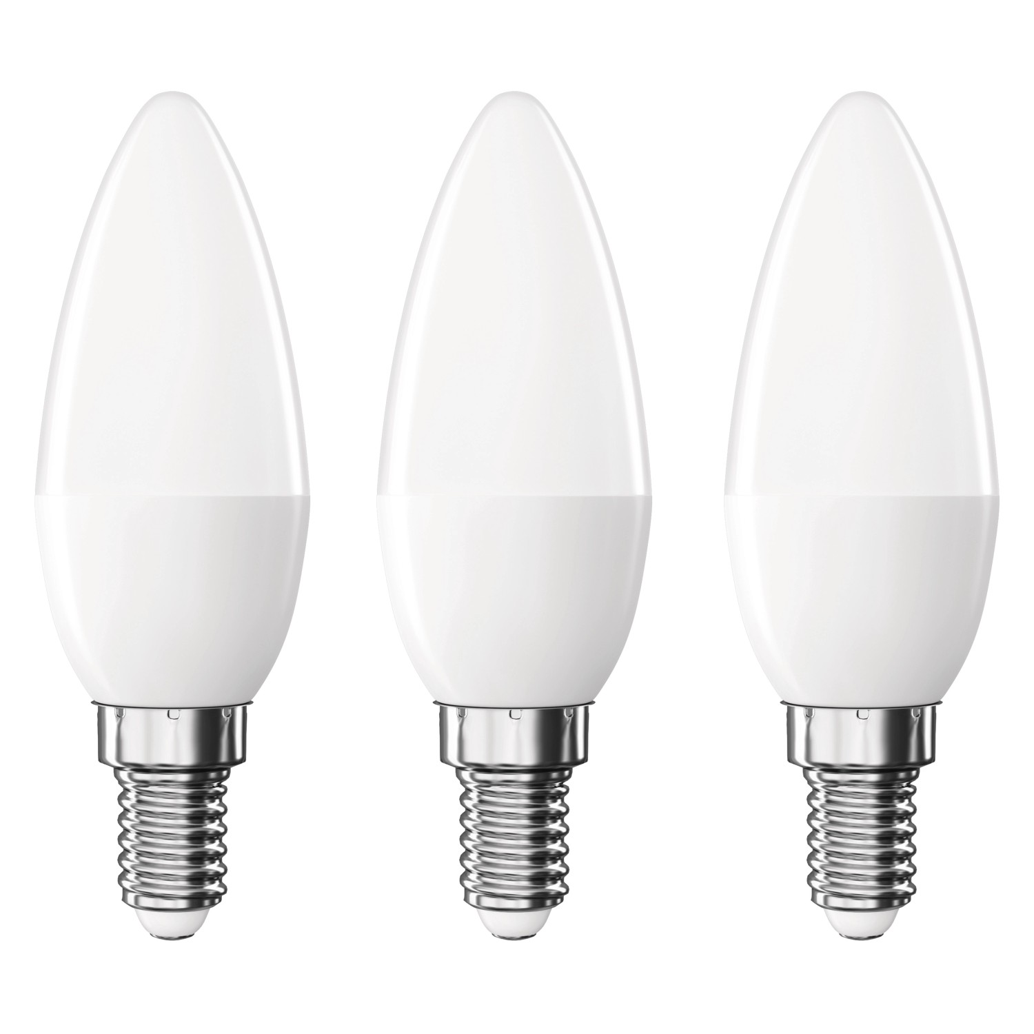 Emos LED žárovka Classic svíčka, E14, 4,2W (40W), 470lm, 2700K, 3 ks nakoupit u OBI