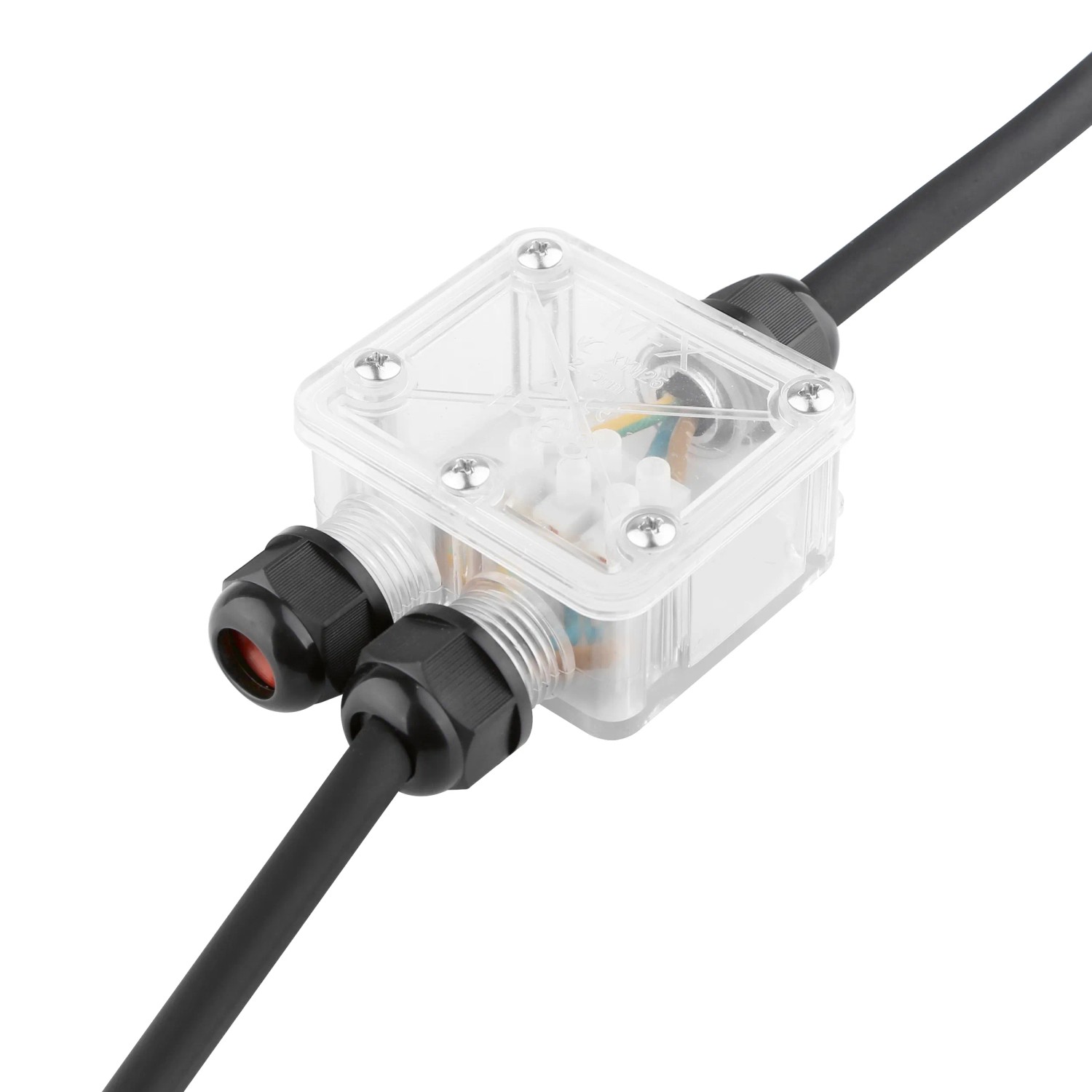 Vodotěsná kabelová spojka XYM25-3P, IP68, 3x 0,75-2,5 mm2, 250V/16A ...