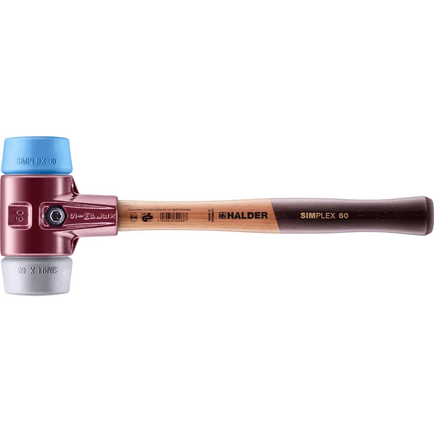 Halder Kladivo Simplex, TPE-jemná/TPE-střední/temperovaná litina, pr. 60 mm nakoupit u OBI