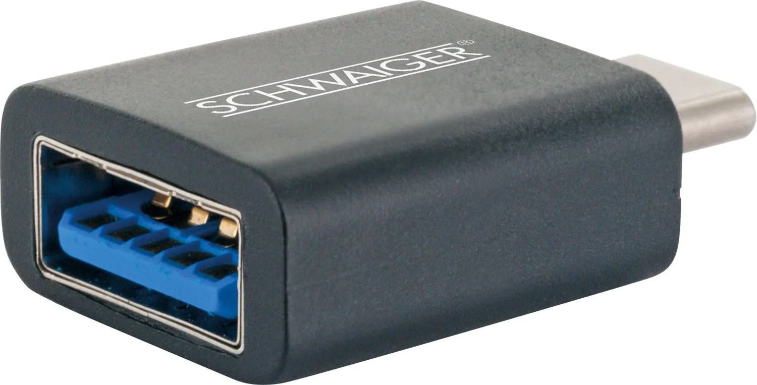 Schwaiger Redukce USB-C 3.1 (M) na USB-A 3.0 (F) nakoupit u OBI