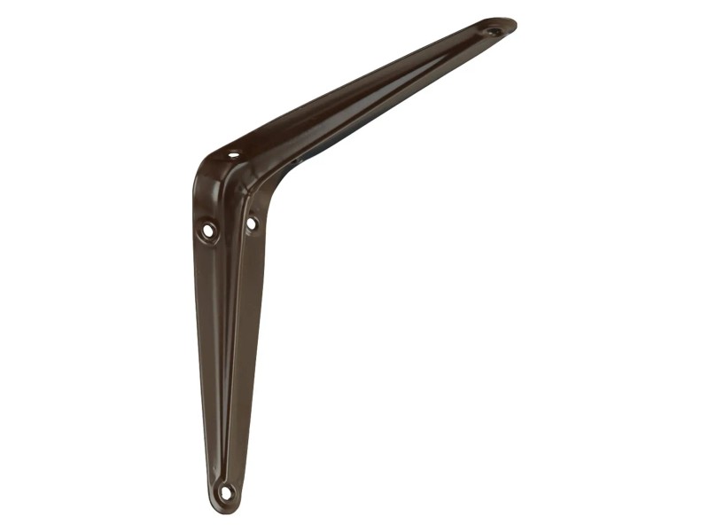 Konzole Ina hnědá, zátěž 20 kg, 150 x 125 mm