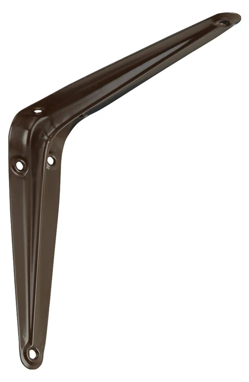 Konzole Ina hnědá, zátěž 20 kg, 150 x 125 mm
