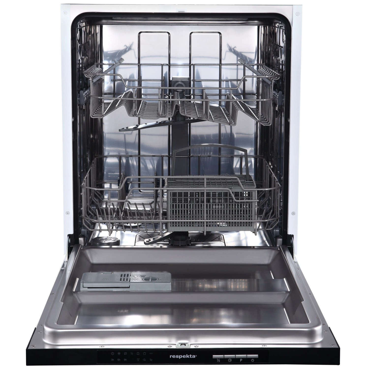 Respekta Kuchyně Gabriel šedá/dub 320 cm-trouba/ind.d./digestoř/myčka/lednice nakoupit u OBI