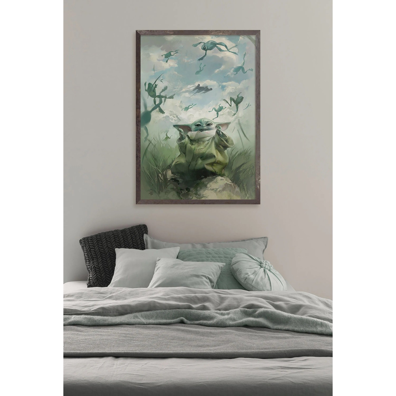 Komar Plakát Star Wars The Mandalorian Grogu Frogs 30 x 40 cm