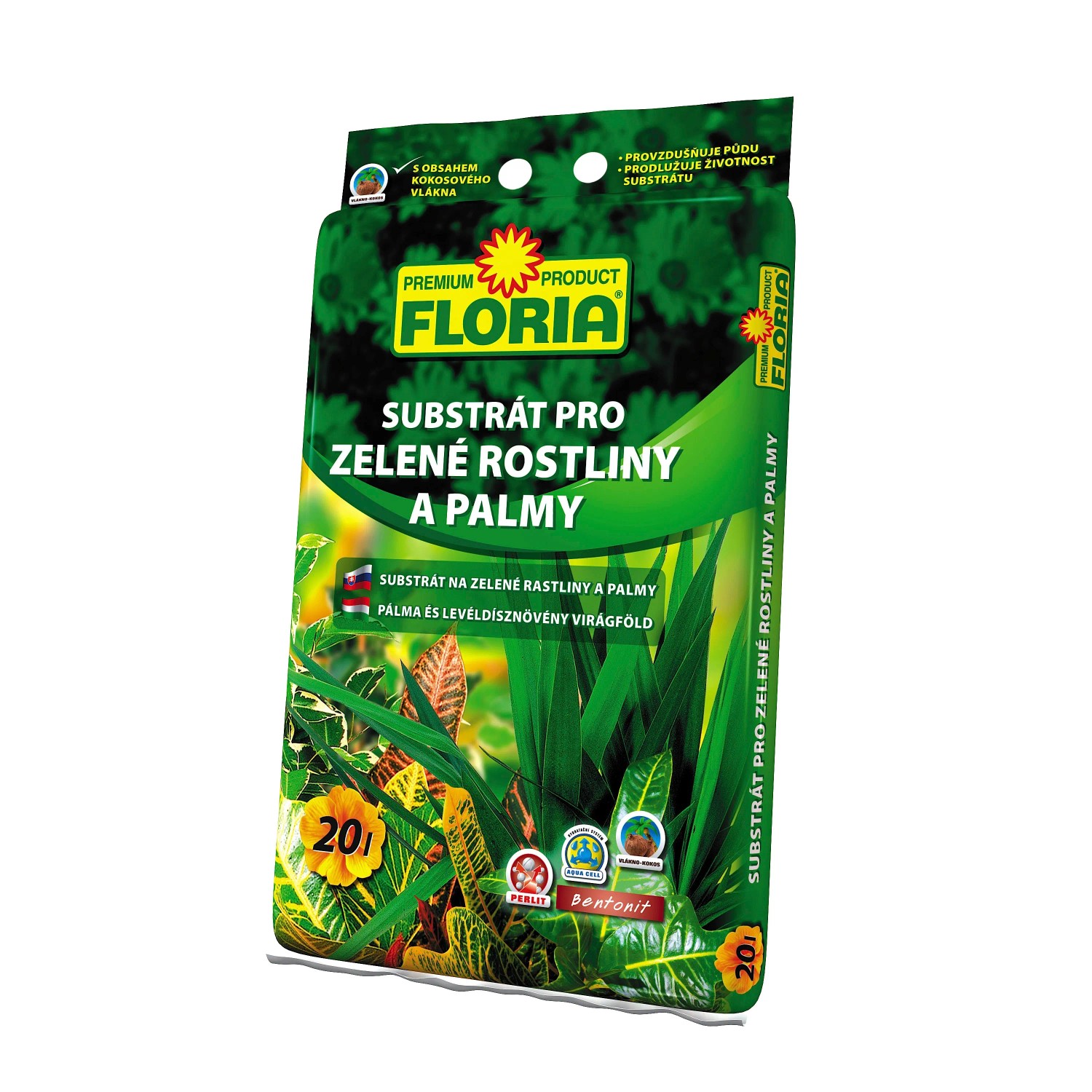 FLORIA Substrát pro zelené rostliny a palmy 20 l koupit v OBI