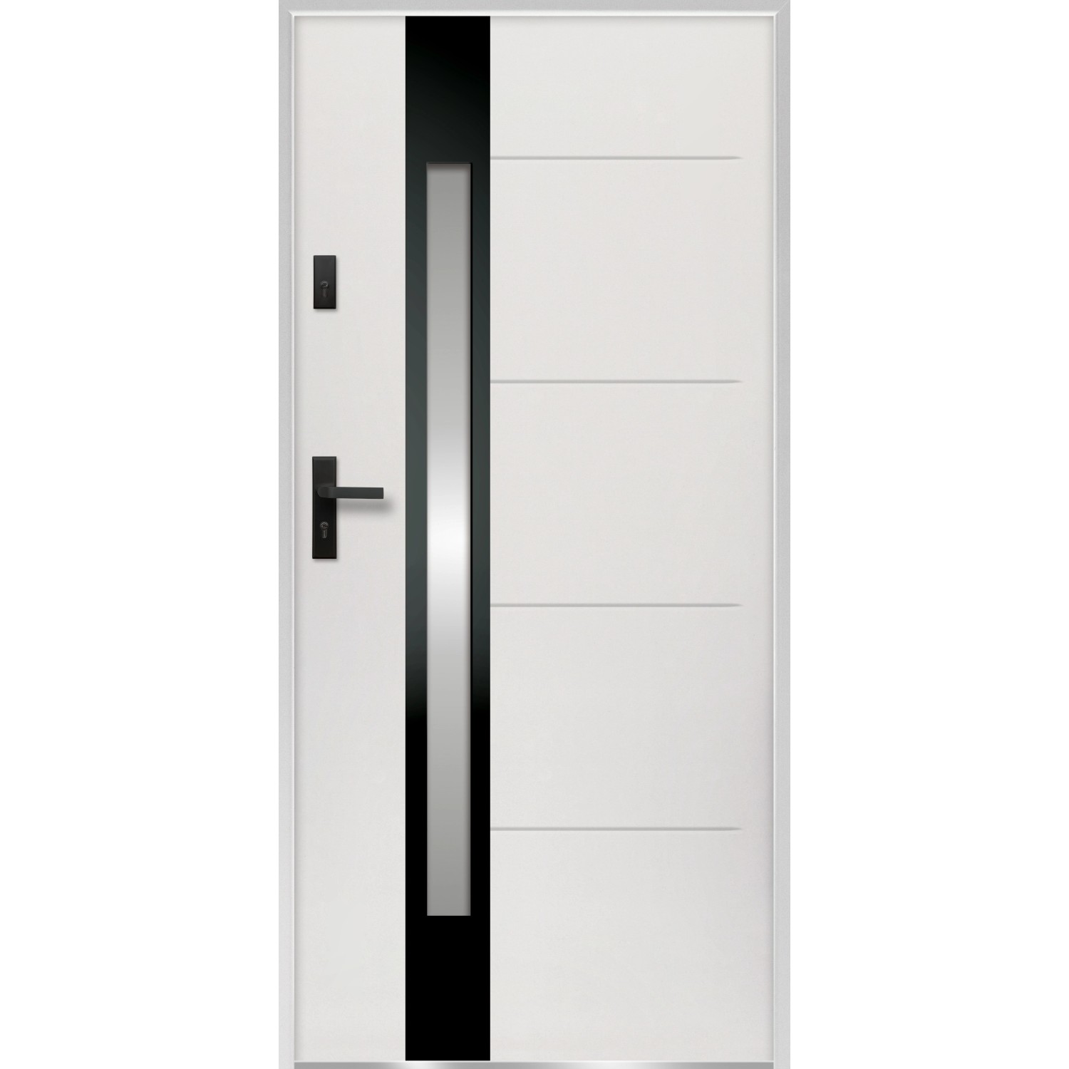 O.K. Doors Ocelové vchodové dveře ARIADNA, P55, bílé, 80 P koupit v OBI