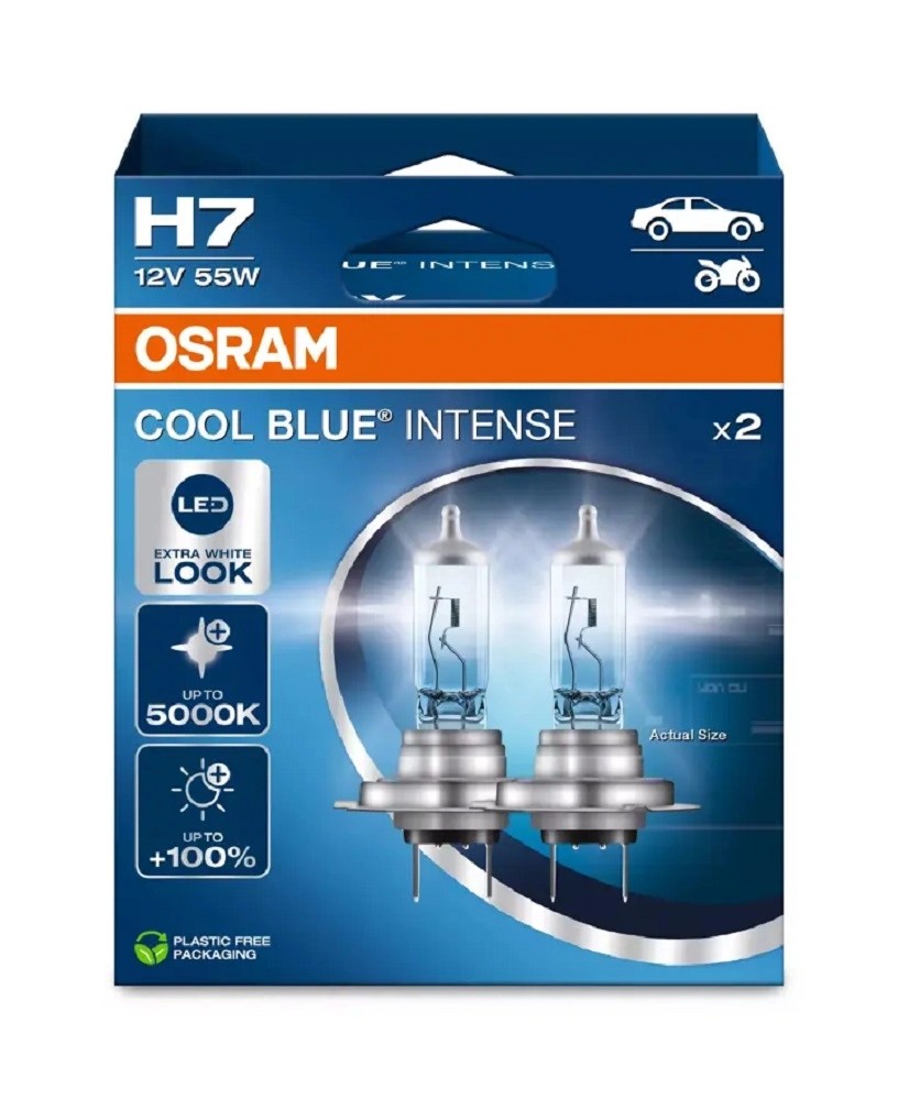 OSRAM Autožárovka Cool Blue Intense (Next Gen) H7, 55W, 12V, 2 ks (HFB ...