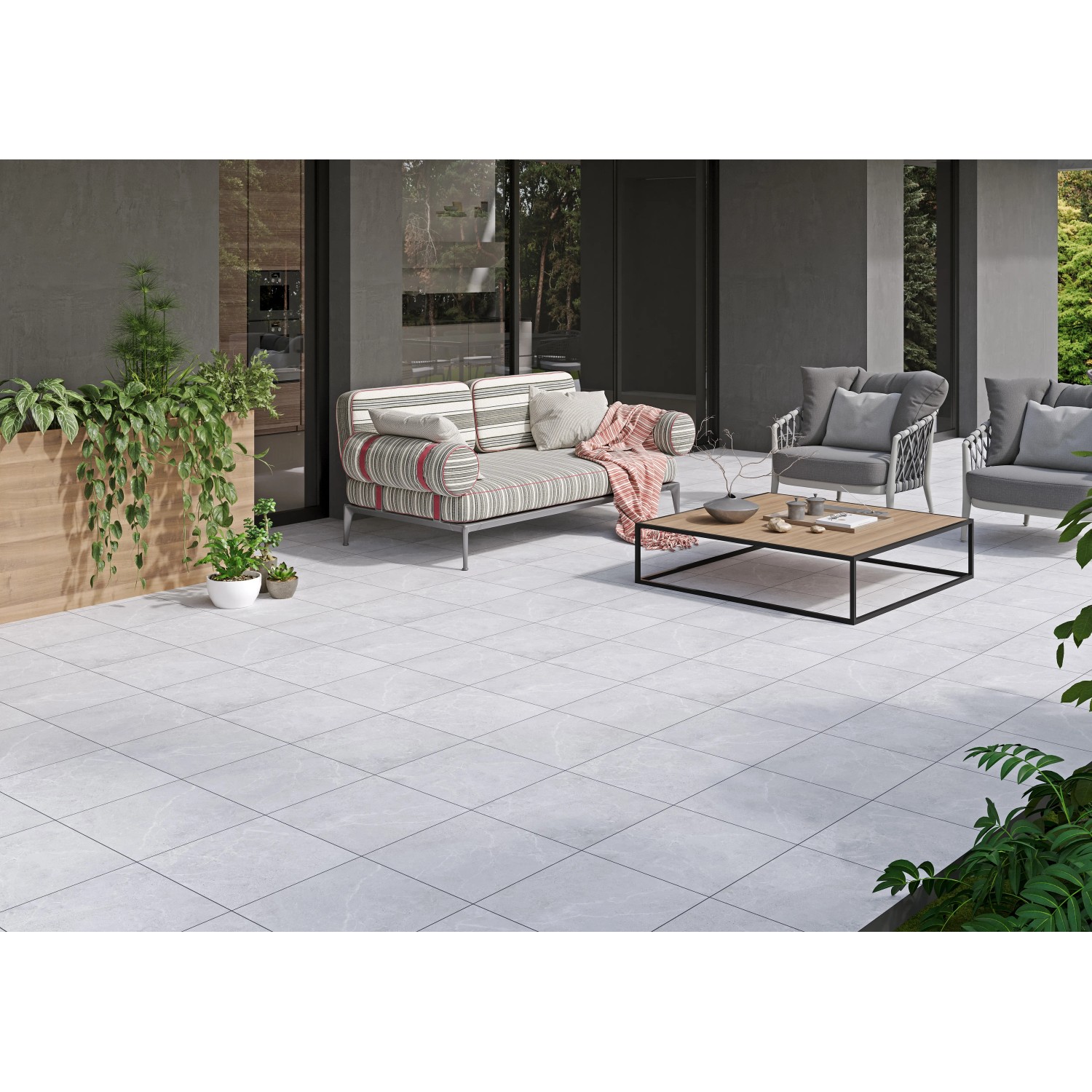 Cersanit Dlažba RUFUS Light Grey Matt 42 x 42 cm nakoupit u OBI