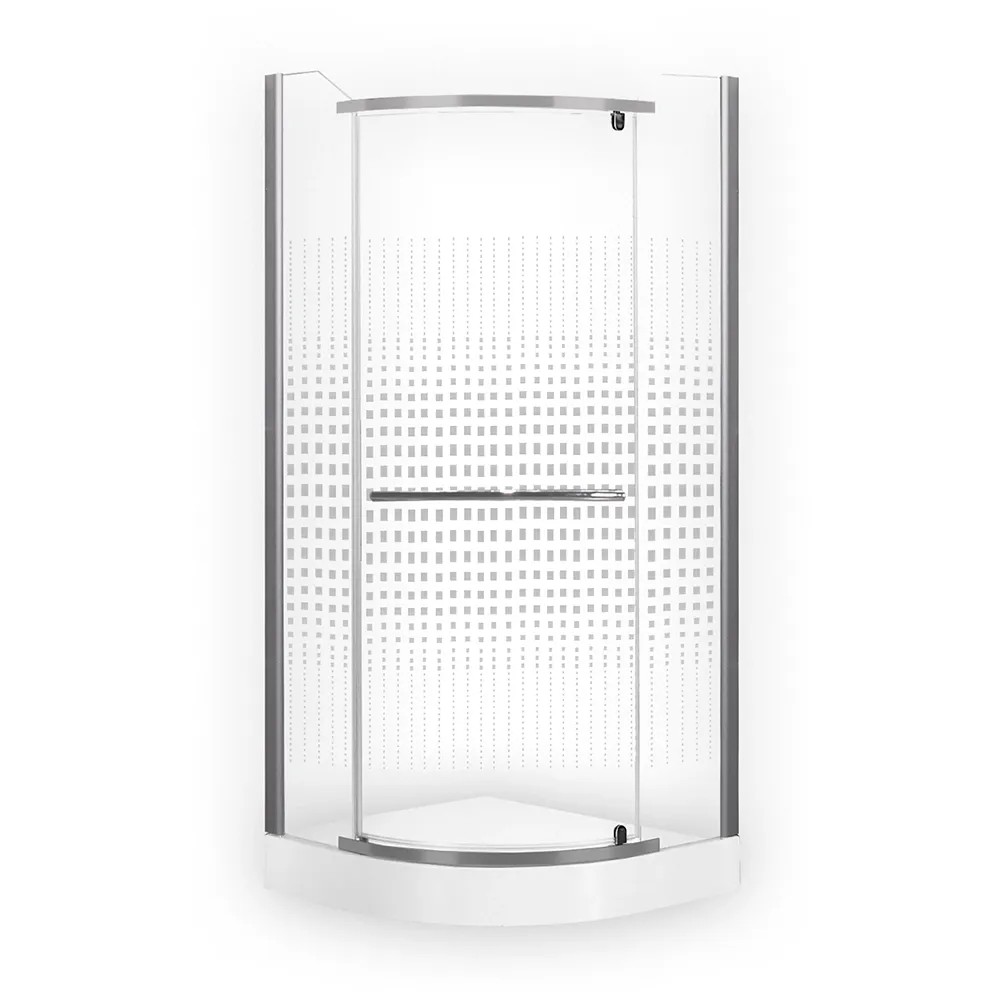 Roth Kompletní sprchový čtvrtkruhový kout Ametyst s vaničkou 800 x 800 ...