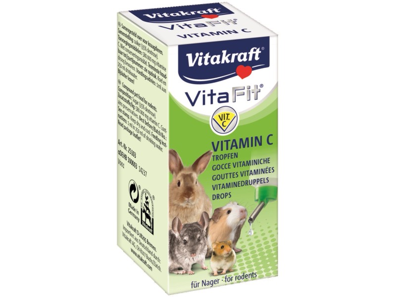 Vitakraft Vitamínové kapky pro hlodavce Vita Fit Vitamin C, 10 ml ...