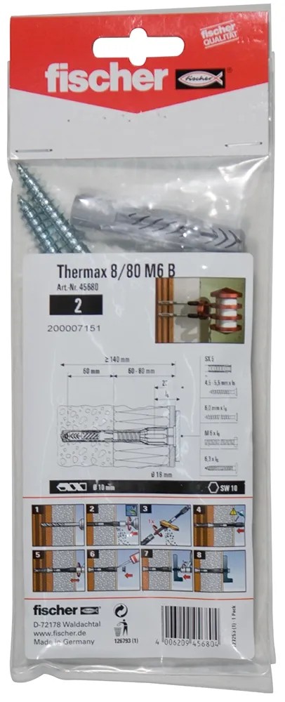 Fischer Distanční montážní systém TherMax 10/160 M10, 2 ks nakoupit u OBI