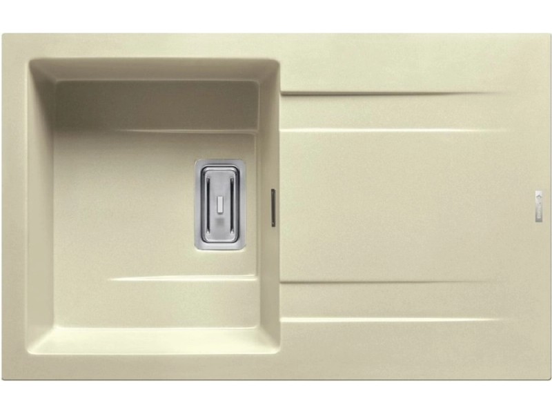 Pyramis Granitový dřez s odkapávačem Kartesio 1B 1D, beige, 79 x 50 cm ...