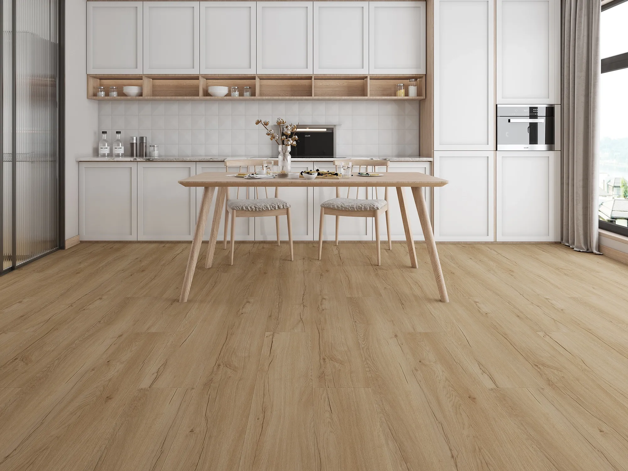 Decoflooring Vinylová podlaha SPC+IXPE, dub Brno, 229 x 1220 x 4,0+1,0 ...