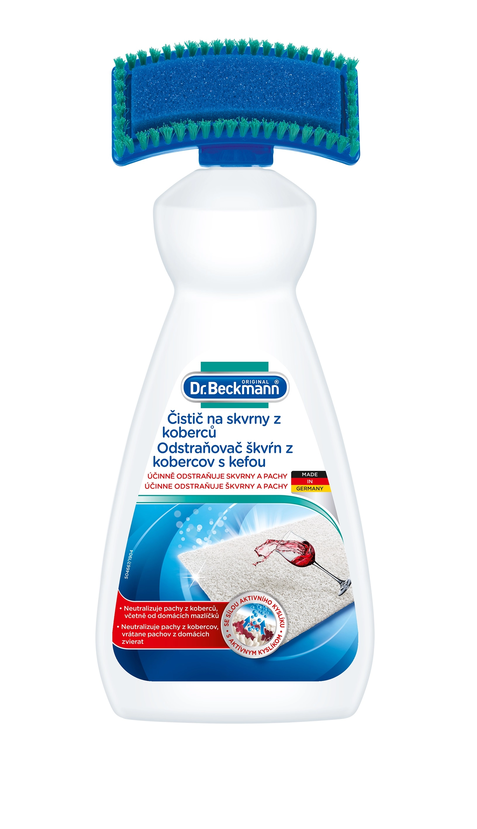 Dr. Beckmann Čistič na skvrny z koberců s kartáčem, 650 ml koupit v OBI