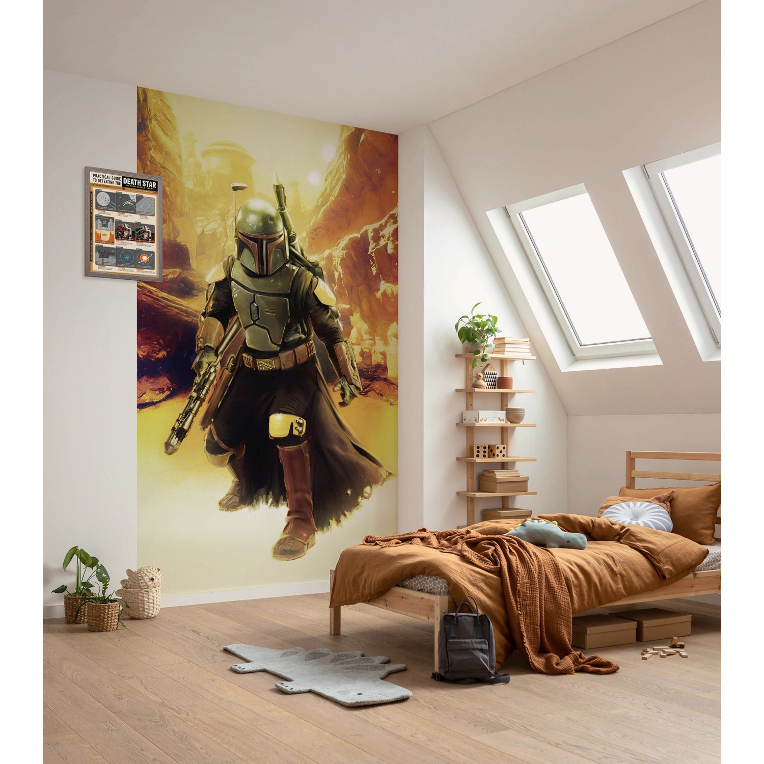 Komar Vliesová fototapeta Star Wars Boba Fett Sneaking Up 150 x 250 cm ...