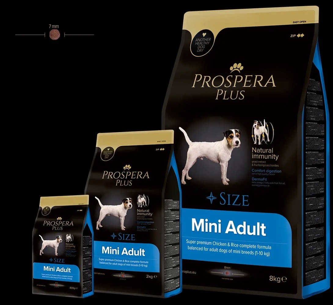 Prospera Plus Granule pro psy Mini Adult kuře s rýží, 800 g nakoupit u OBI