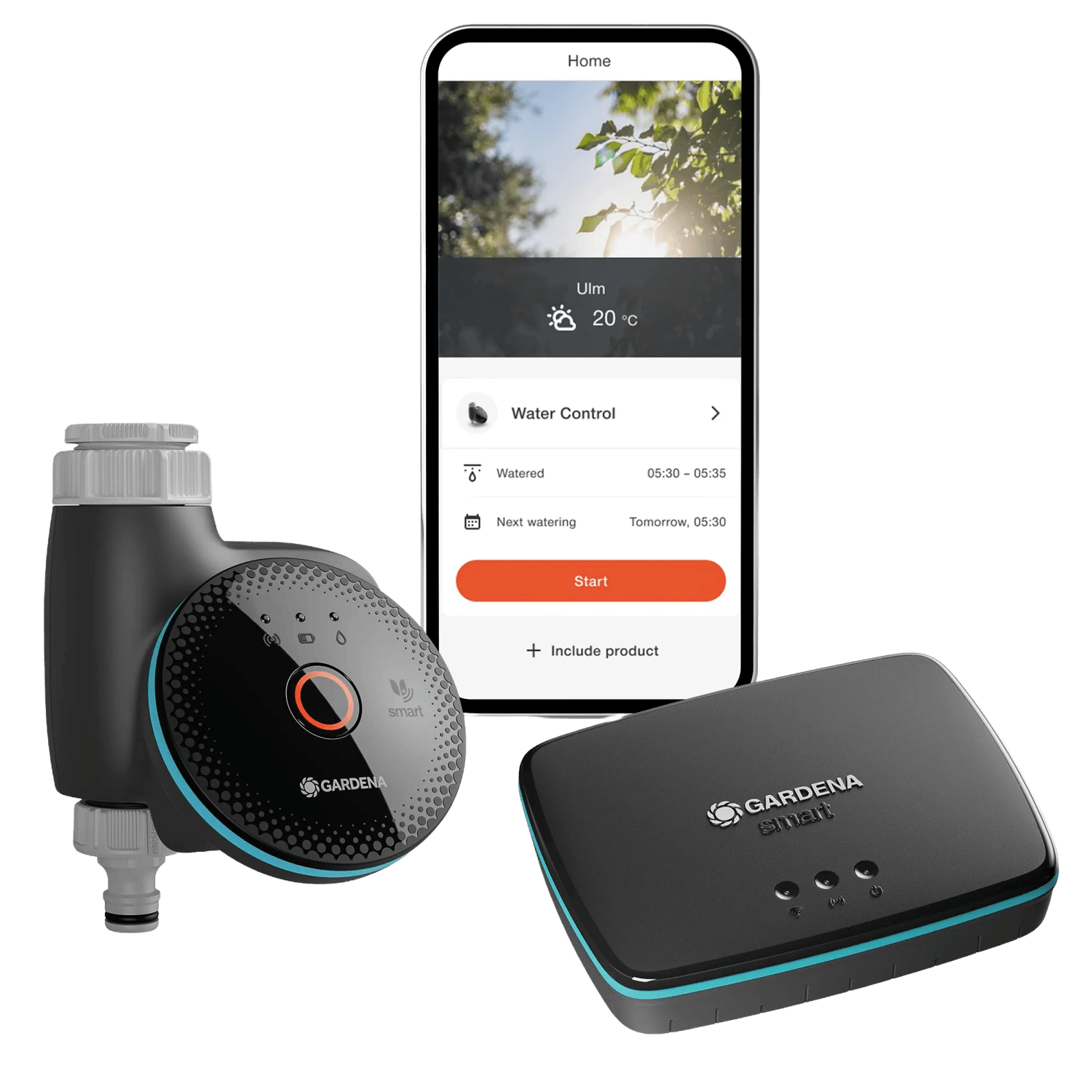 Gardena Smart zavlažovací počítač - sada se smart gateway (19043-20)